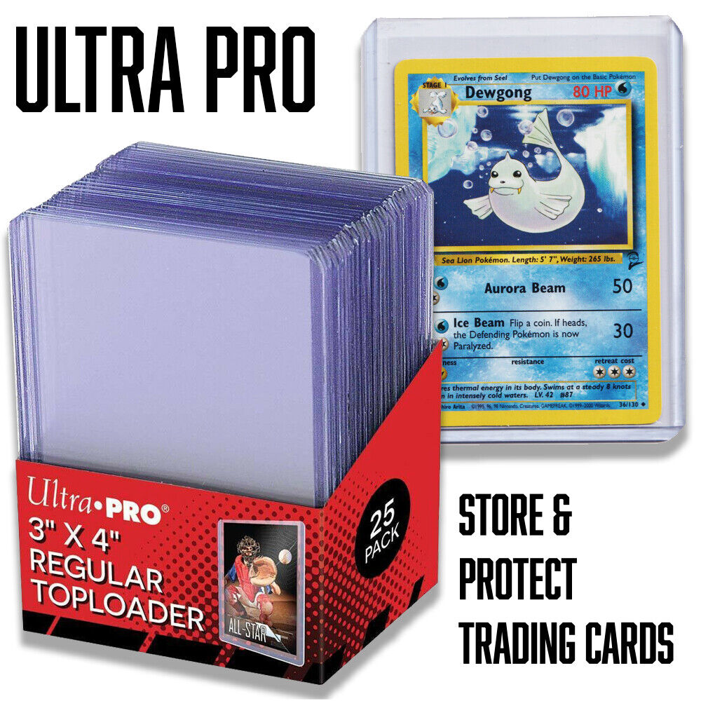 Ultra-Pro Top Loaders (25 per pack) – Poke-Box, LLC.